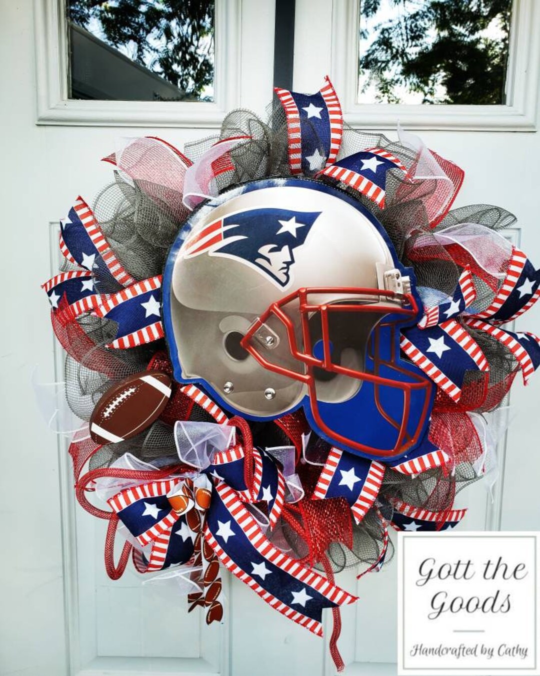 New England Patriots Wreath, NFL Wreath, New England Patriots Home ...