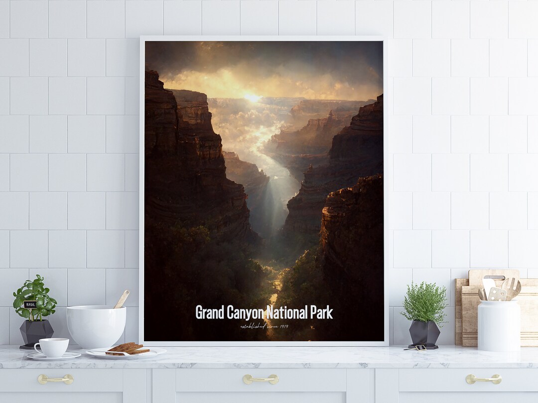 Grand Canyon National Park Poster • United States Parks Collection 2023 ...