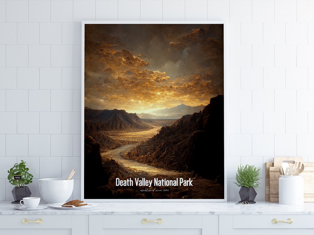 Death Valley National Park Poster • United States Parks Collection 2023 ...
