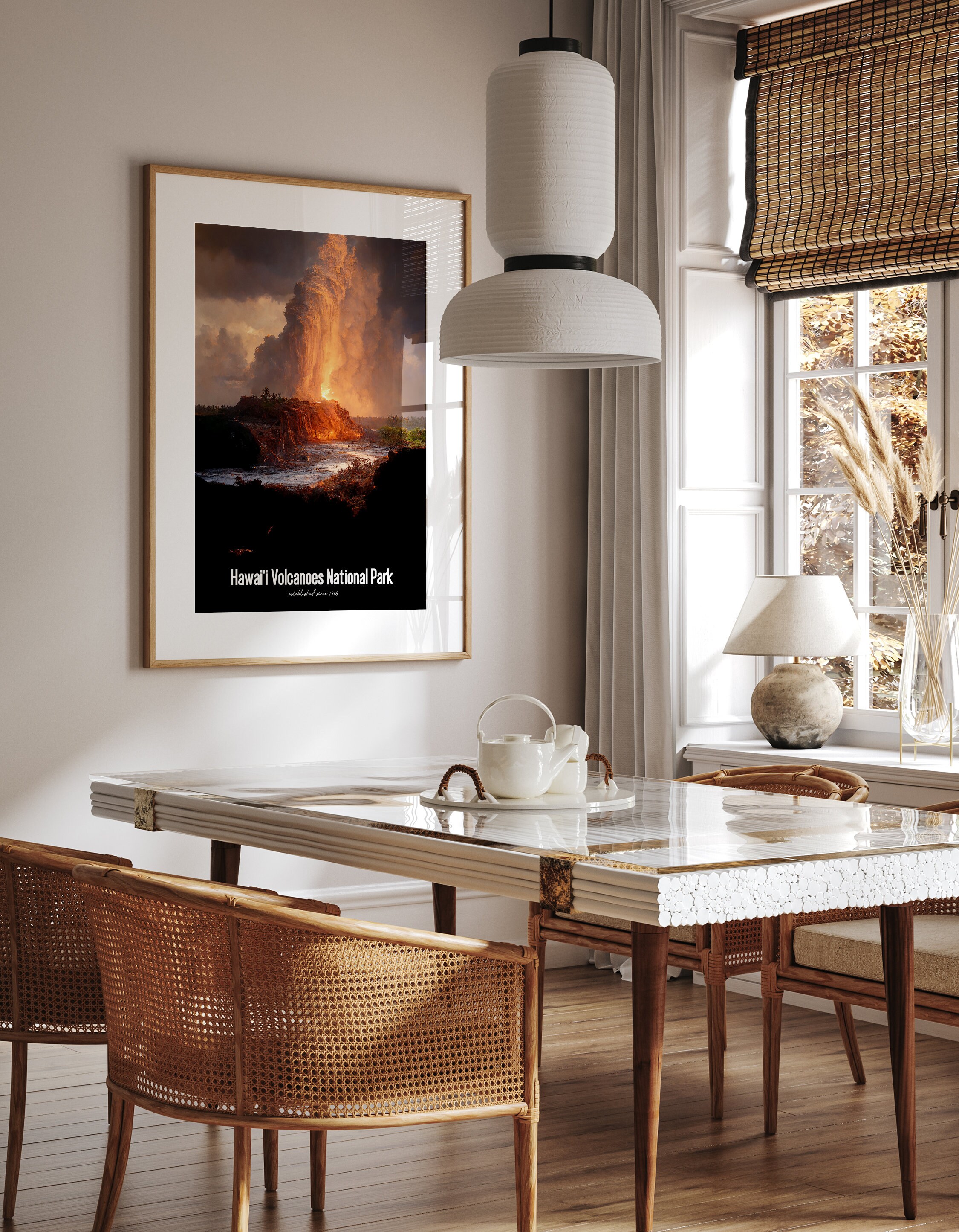 Hawaii Volcanoes National Park Poster • United States Parks Collection ...