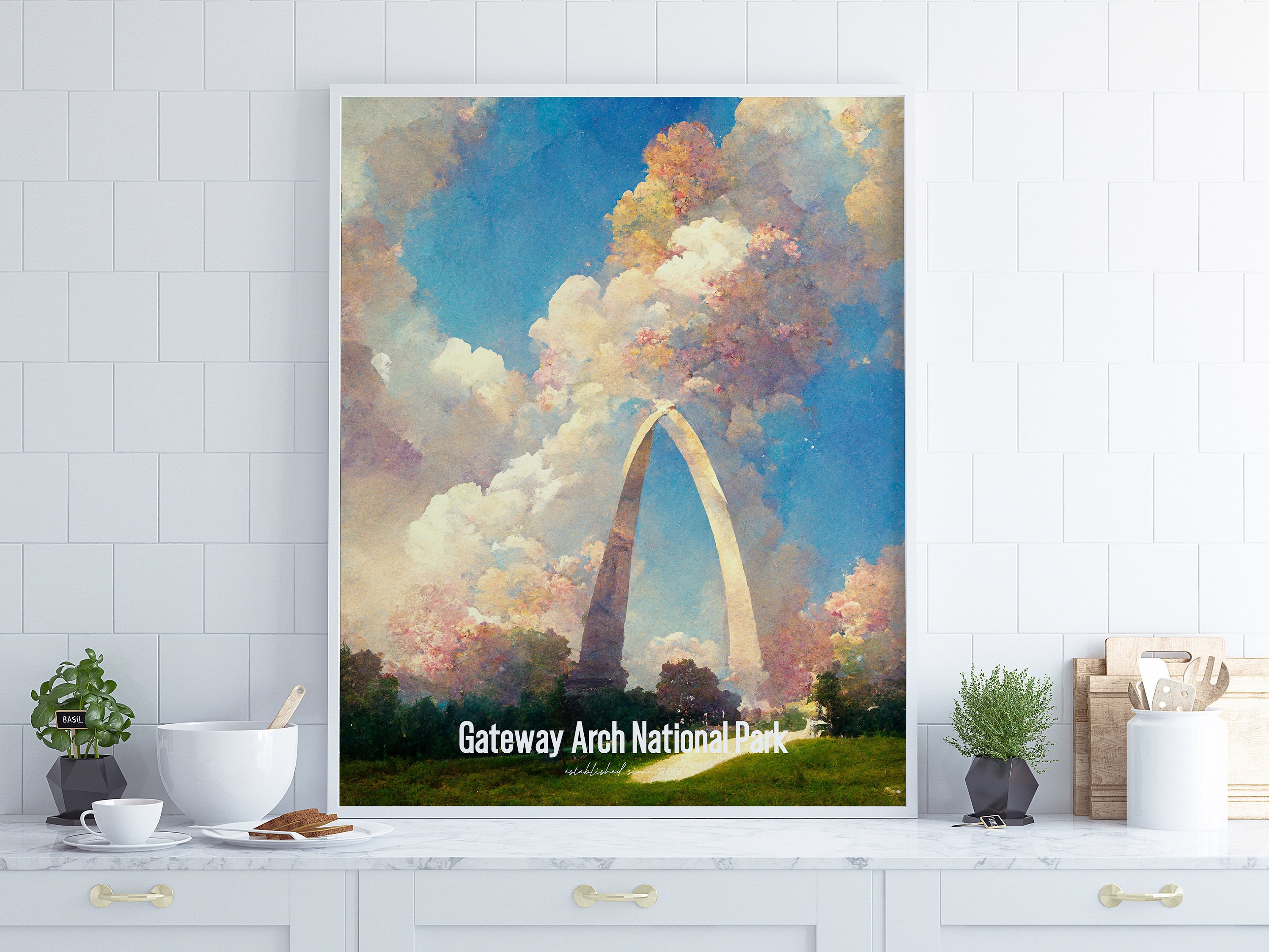 Gateway Arch National Park Poster • United States Parks Collection 2023 ...