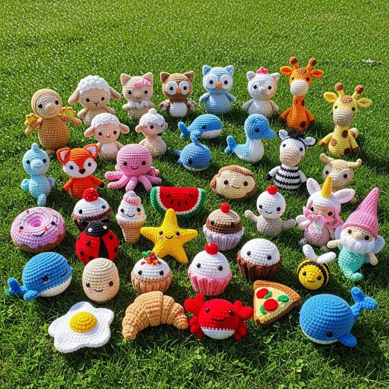 1500+ Amigurumi Crochet Patterns: Animal & Plushie Mega Bundle (PDF ...