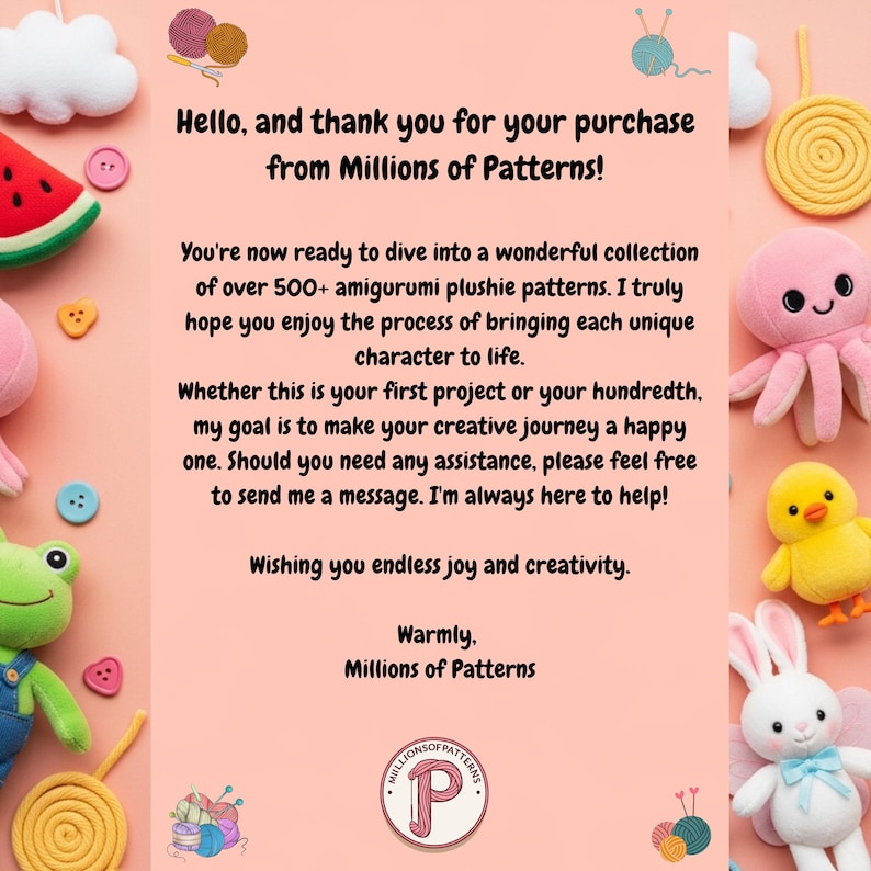 500+ Unique Amigurumi Crochet Patterns | Animals, Cartoon Characters ...