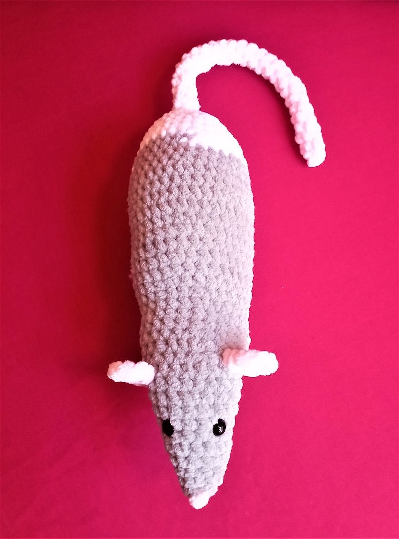 Cute Pet Rat Crochet Plushie Ratto Da Compagnia - Etsy