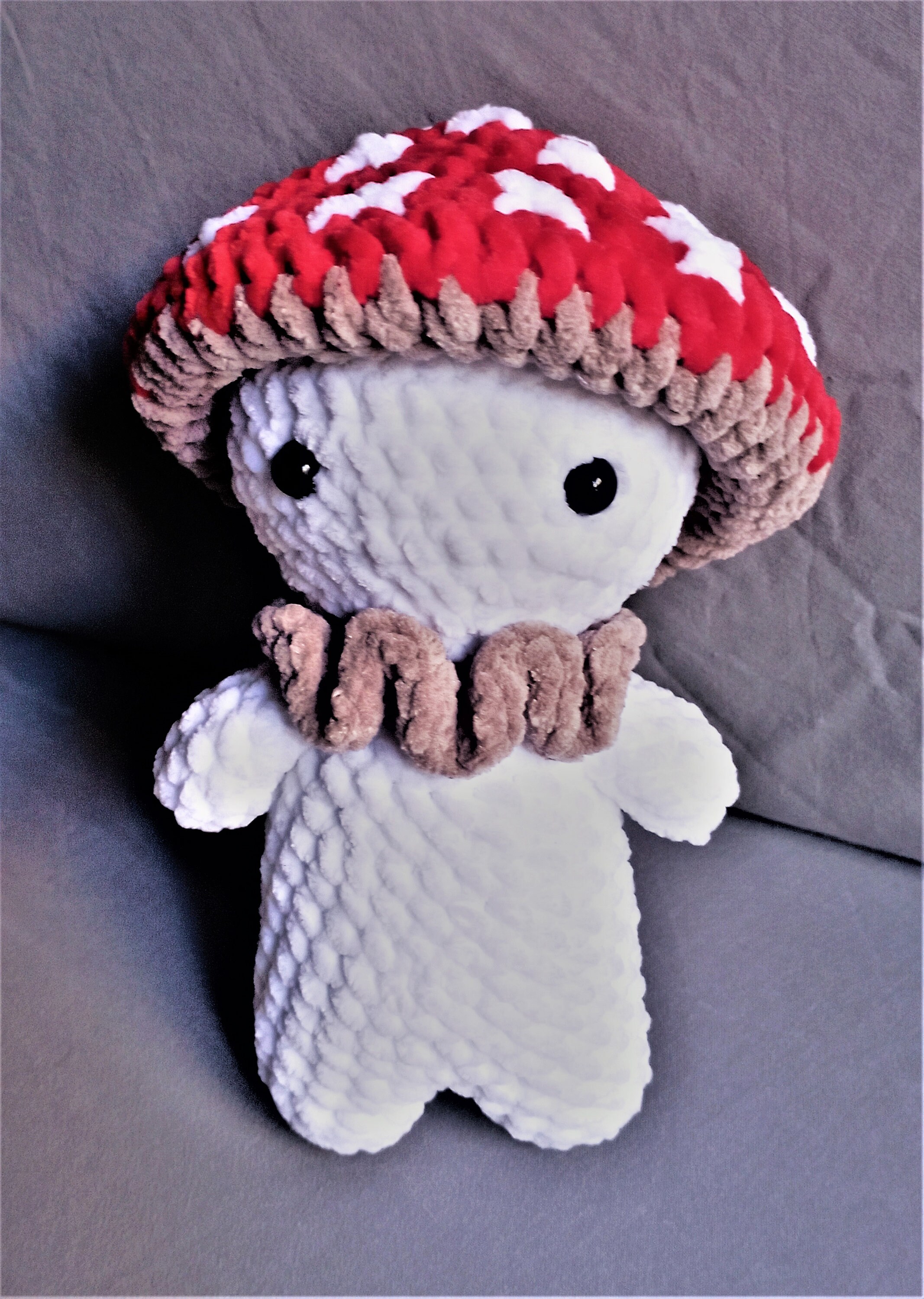 Cute Mushroom Crochet Plushie Fungo Peluche Uncinetto - Etsy
