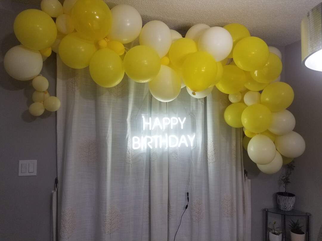 Happy Birthday LED Neon Sign / Birthday Sign / Event & Party Sign / LED ...