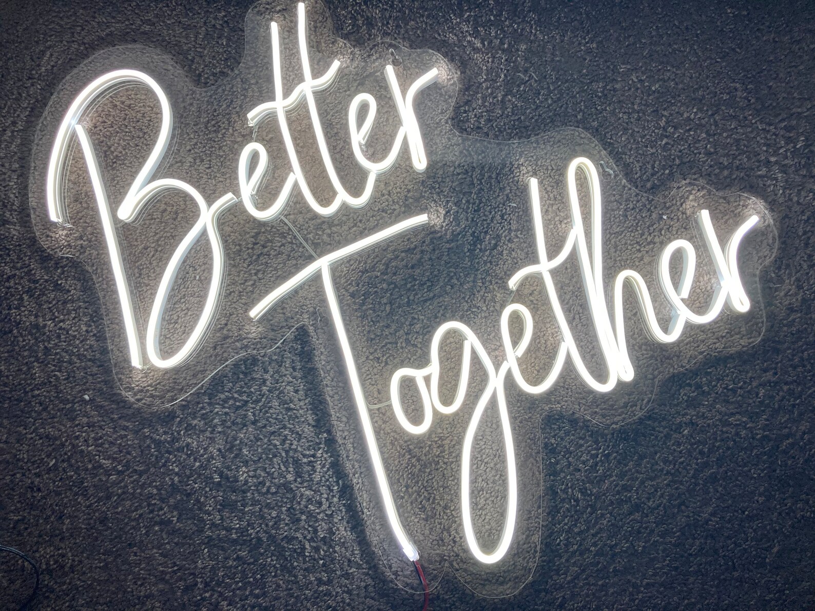Better Together wedding / Event / Party / Couple Special Neon Sign ...