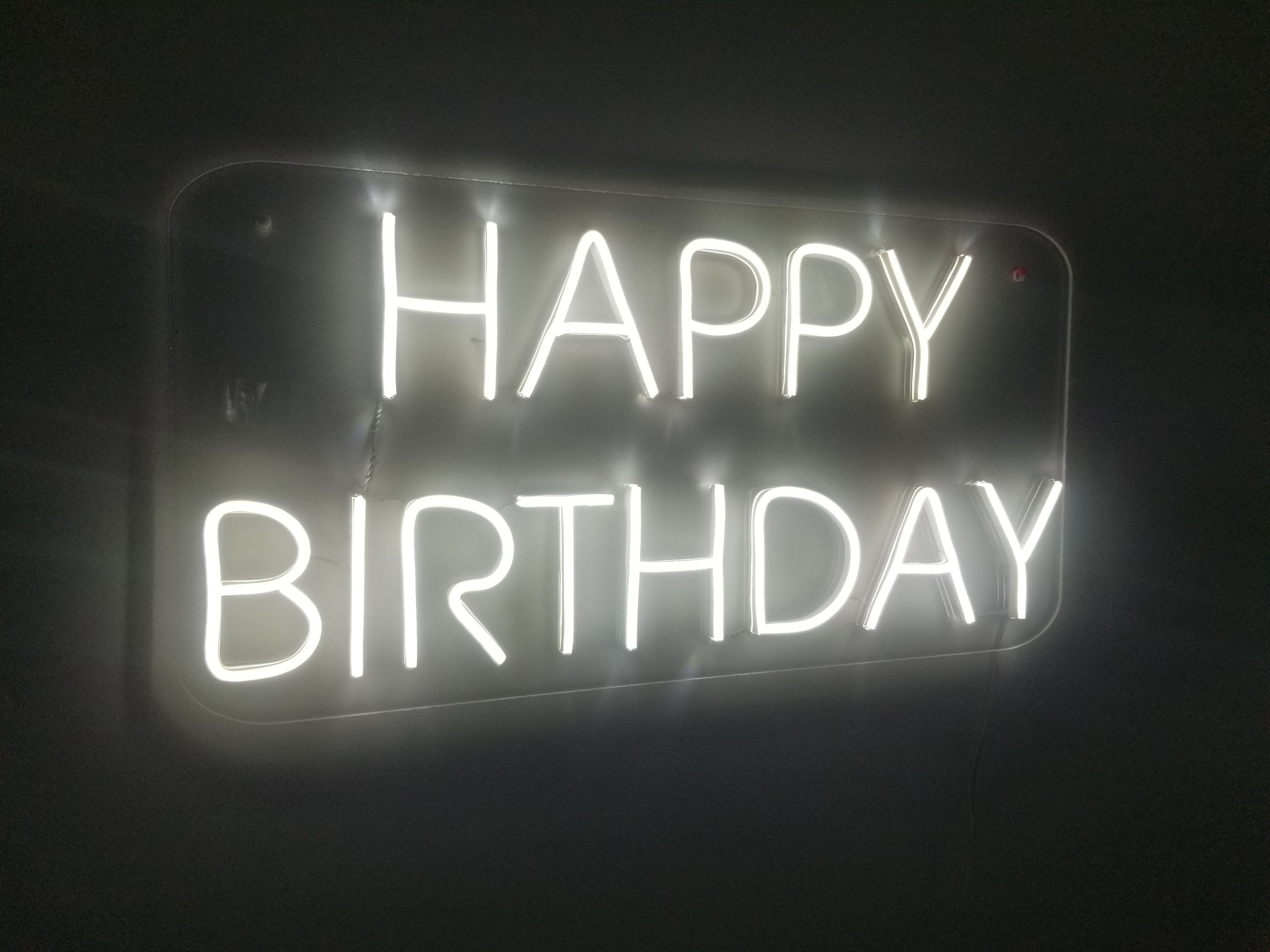 Happy Birthday LED Neon Sign / Birthday Sign / Event & Party Sign / LED Light - Etsy Canada