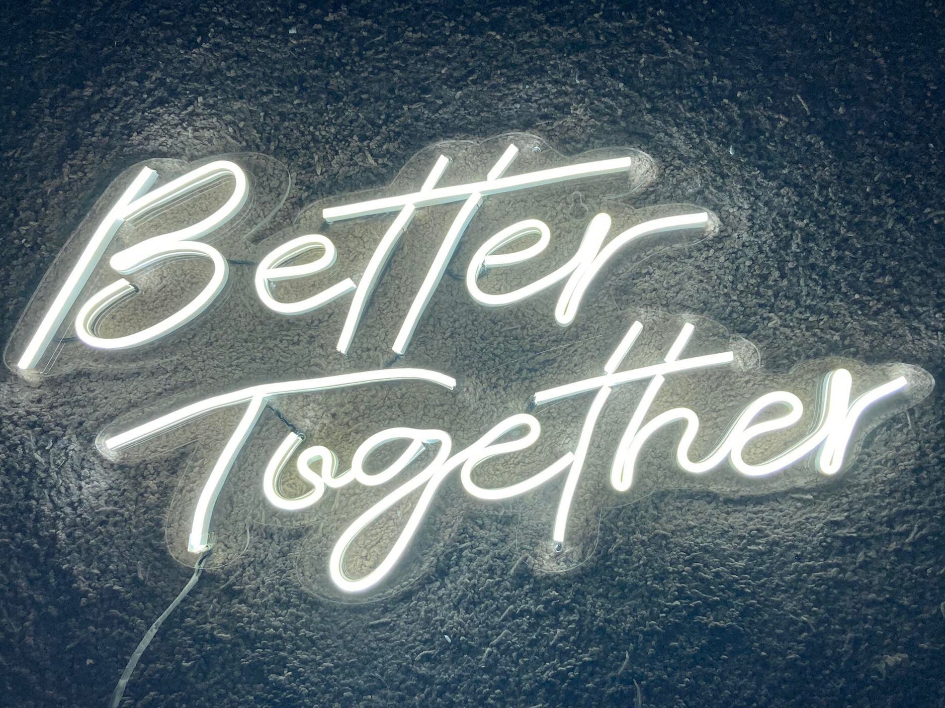 Better Together wedding / Event / Party / Couple Special Neon Sign ...