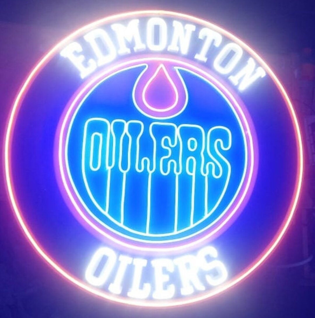 Edmonton Oilers Neon Sign and Neon Light - Etsy