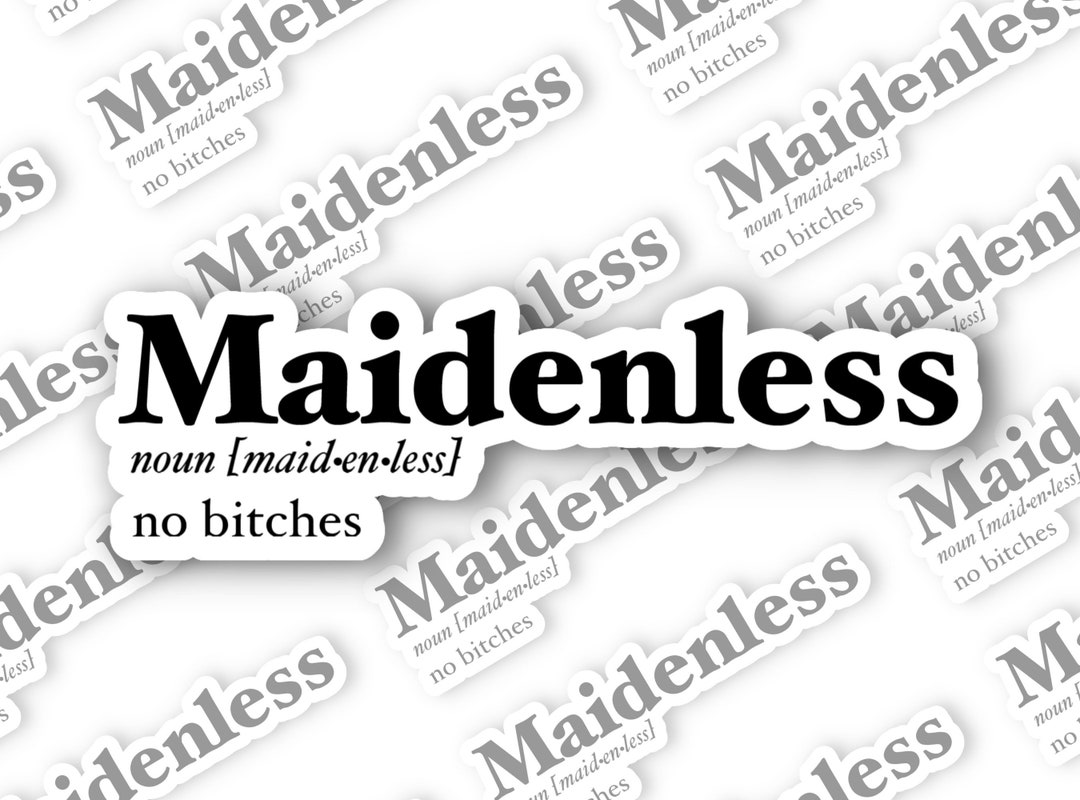 MAIDENLESS - Elden Ring Sticker - Funny Sticker for Men, for Women, for ...