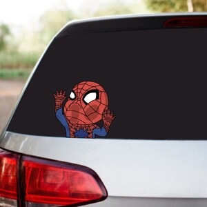 Spidey-squish - Marvels Superhero Spider-man Swinging in A Little Too ...