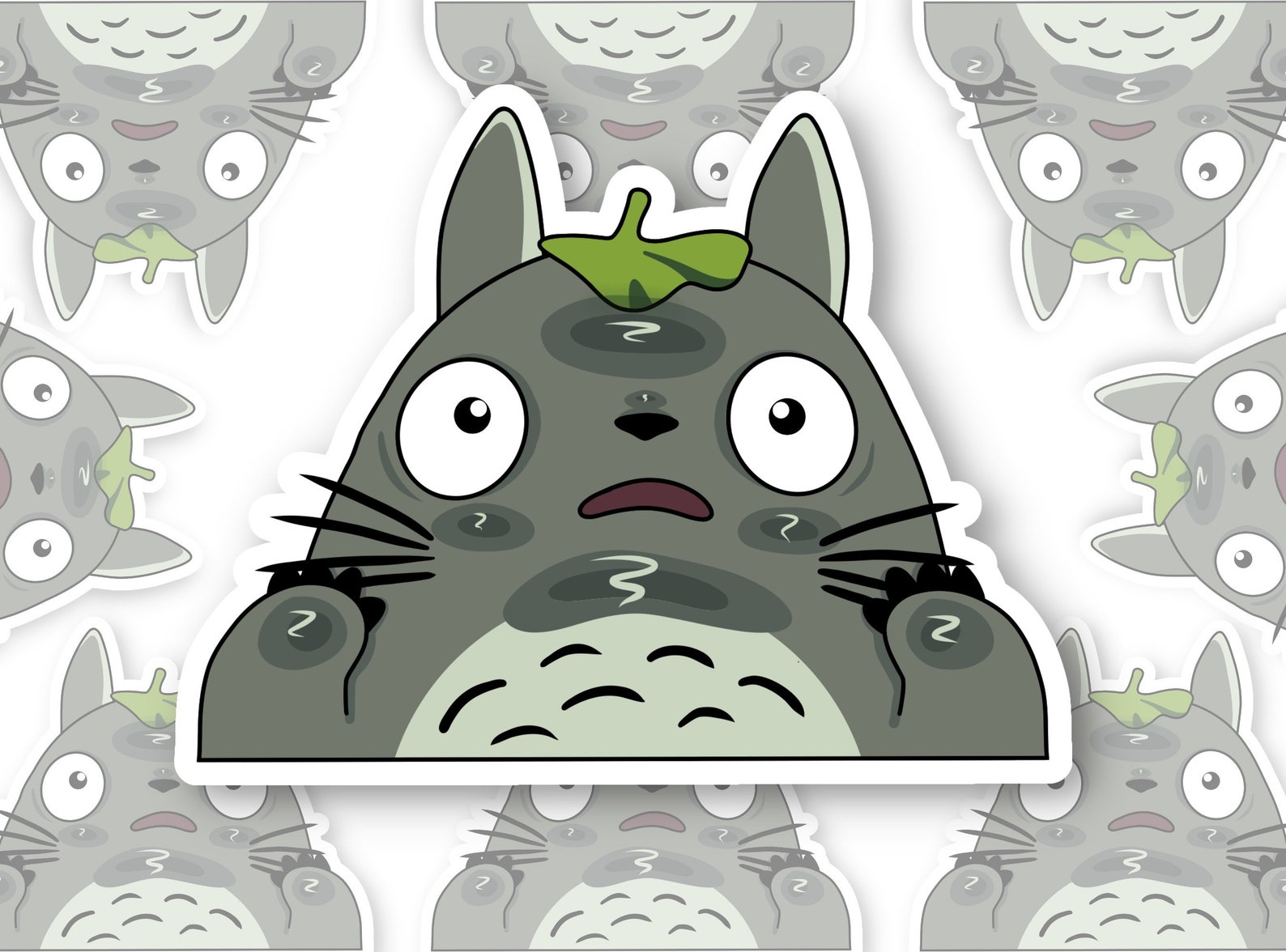Totoro Smush Cute Studio Ghibli Car Decal Sticker for Men, for Women ...