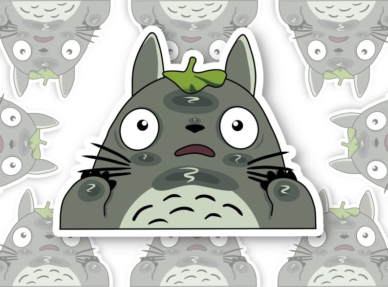 Totoro Smush Cute Studio Ghibli Car Decal Sticker for Men - Etsy