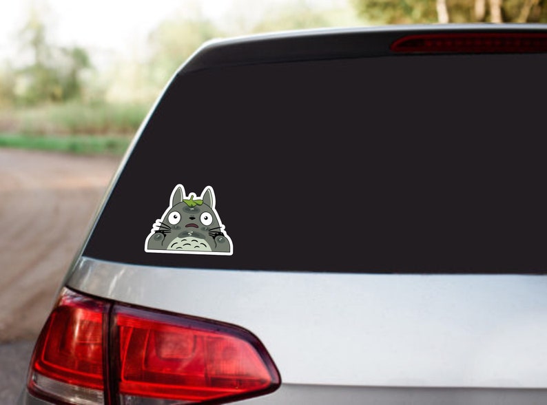 Totoro Smush Cute Studio Ghibli Car Decal Sticker for Men - Etsy