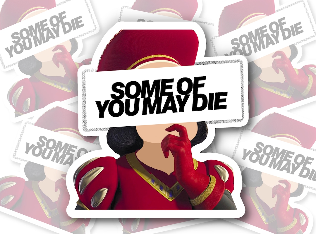 Lord Farquad Shrek Meme | Sticker, Tote Bag, Magnet, or Shirt | Some of ...