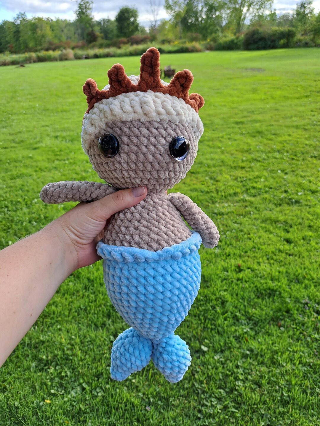 Merboy, Crochet Mermaid, Crochet Doll, Amigurumi, Amigurumi Doll ...