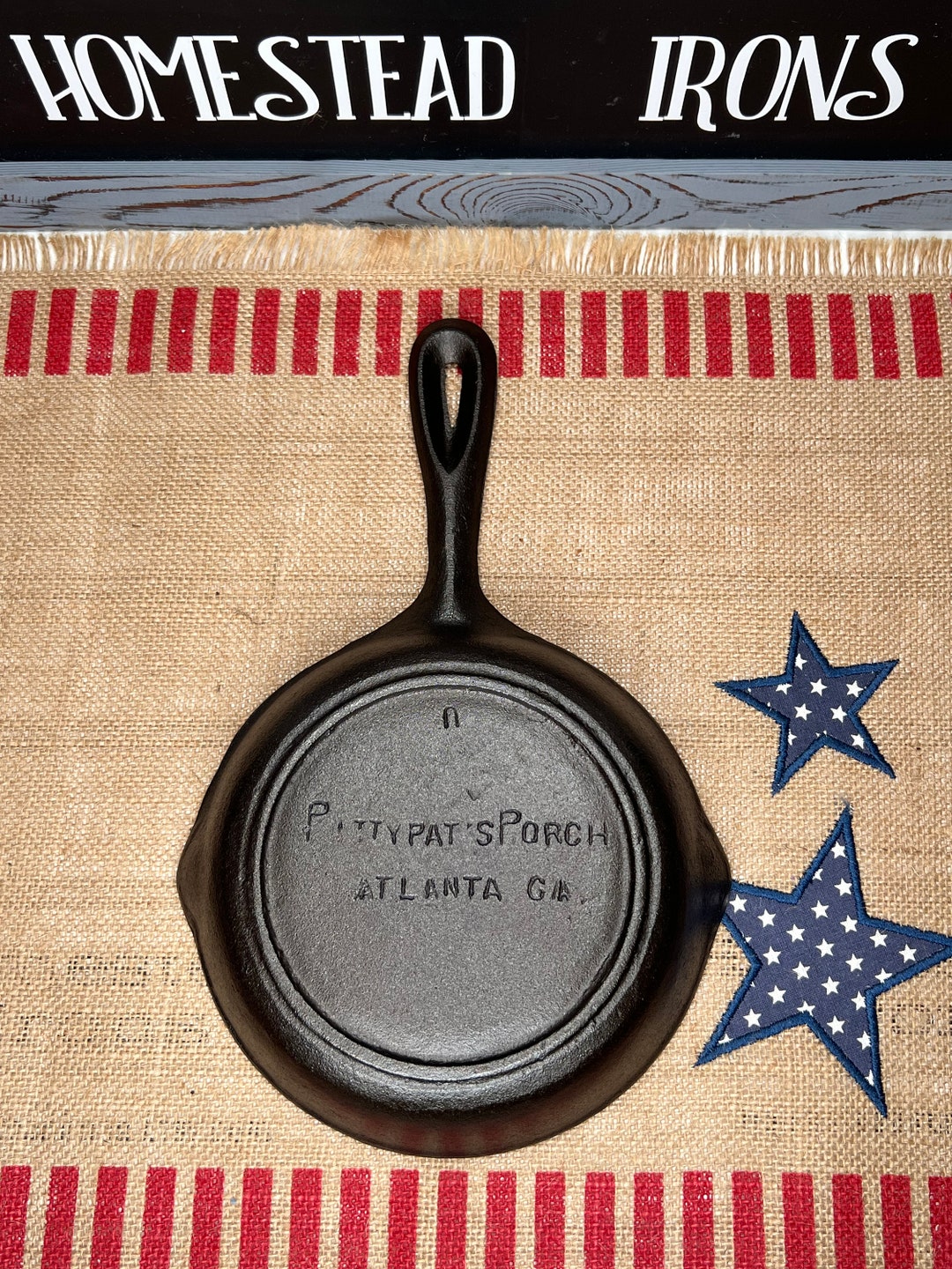 Pitty Pats Porch Advertising Skillet - Etsy