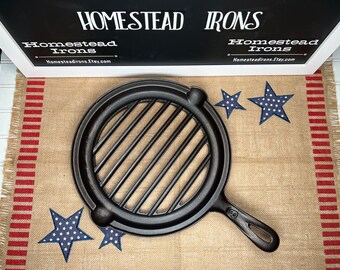 Amazing Authentic Vintage 1950's 1960's Cast Iron Seasoned Corn Comb ...