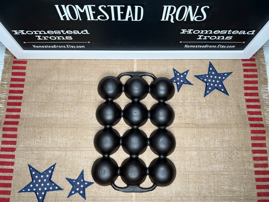 Griswold 947 Golfball Gem Pan - Etsy