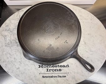 Griswold #12 Small Block Logo Cast Iron Skillet Restored Vintage 1939 ...