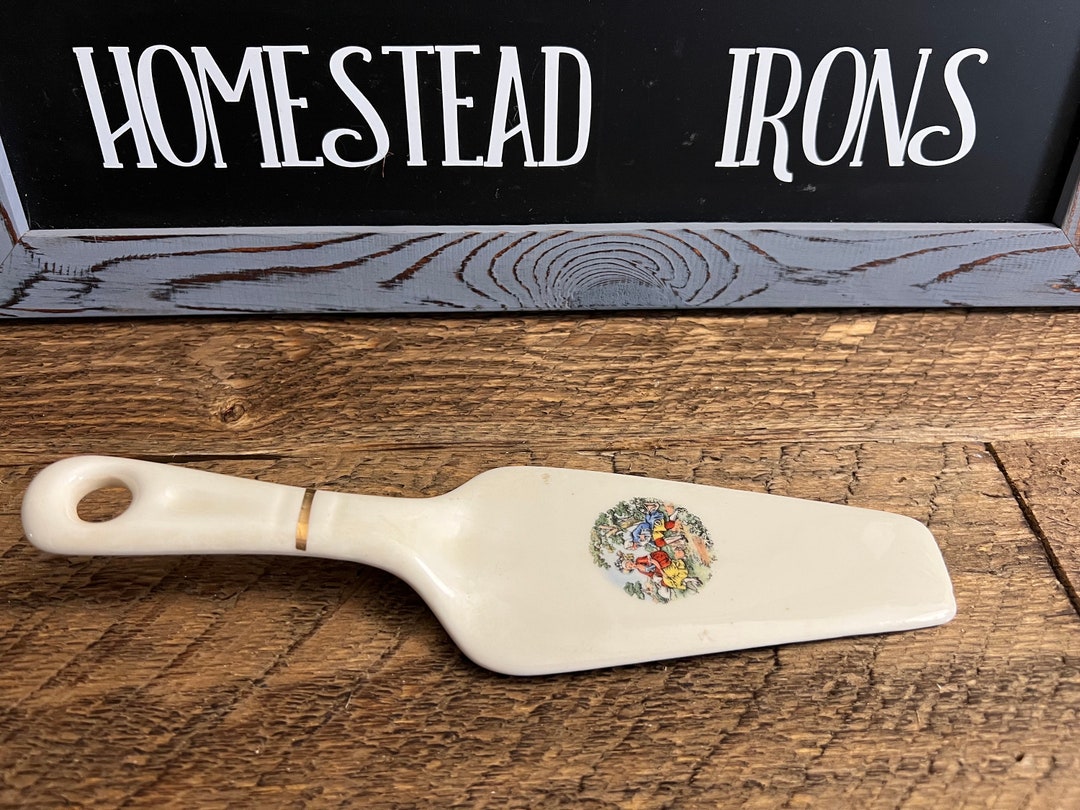 Vintage Ceramic Pie Server - Etsy