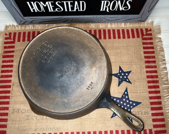 Vintage Wagner Ware 8 Cast Iron Skillet 1058 - Etsy