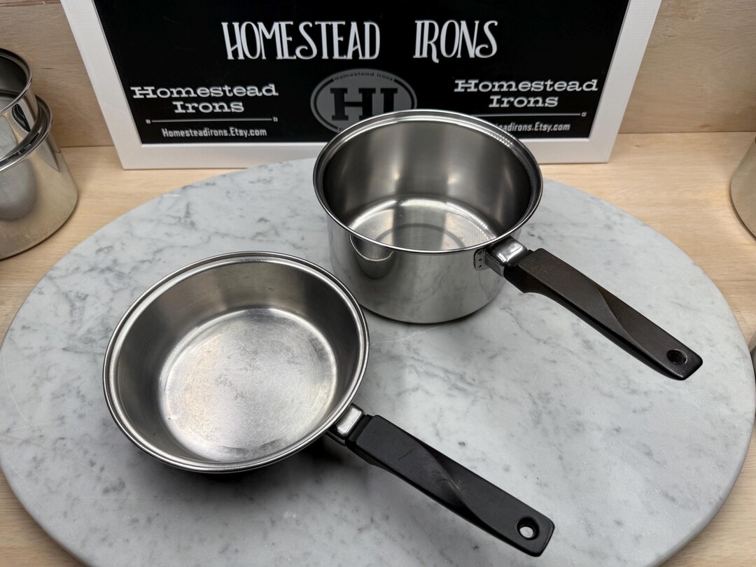 Vintage Ekco Flint Ware Stainless Steel Set - Etsy