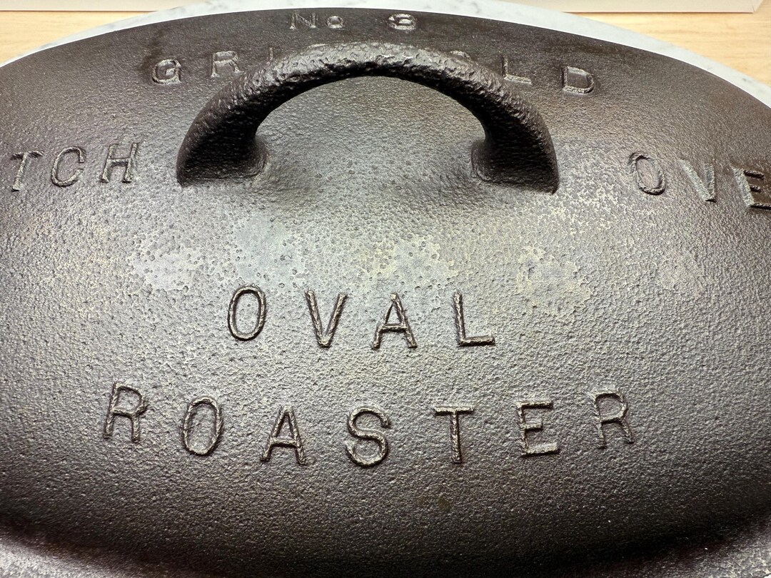 Griswold #3 Oval Roaster With Trivet - Etsy