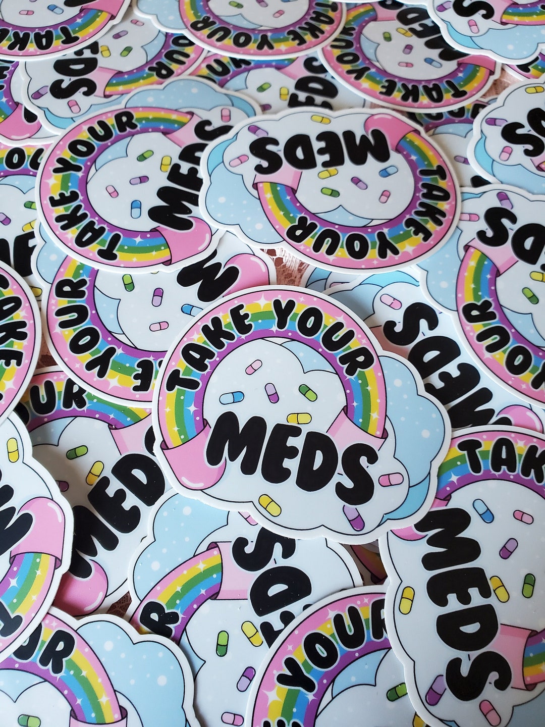 Take Your Meds - Sticker - Etsy