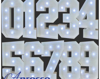Light up Numbers - Etsy UK