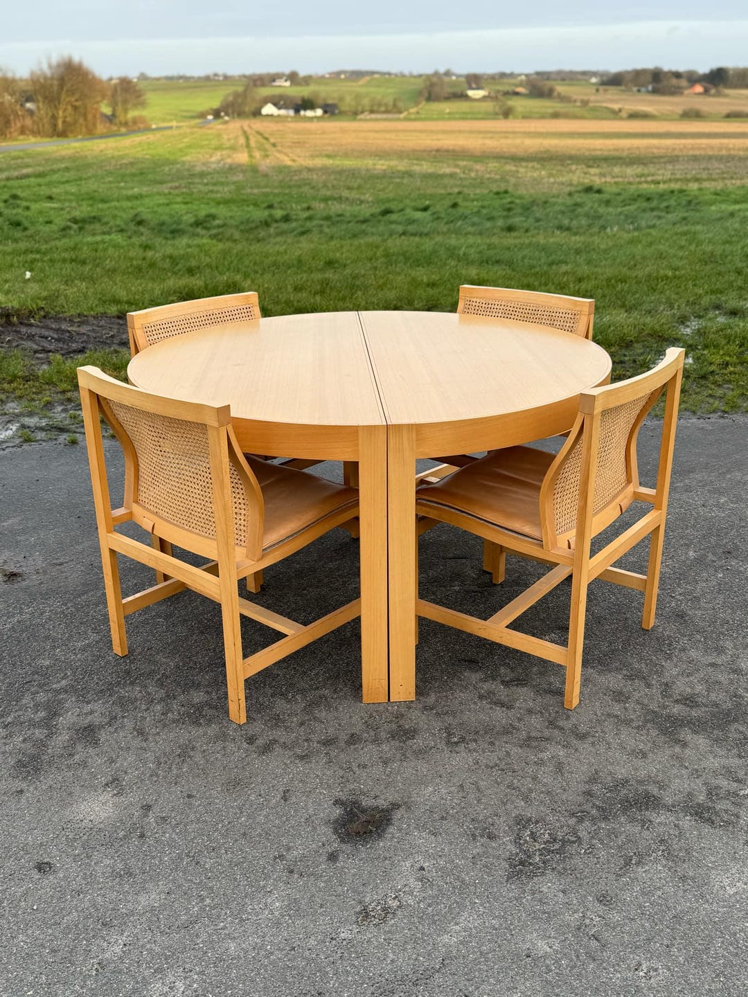 Danish Modern Dining Set: Rud Thygesen & Johnny Sørensen Table With 4 ...