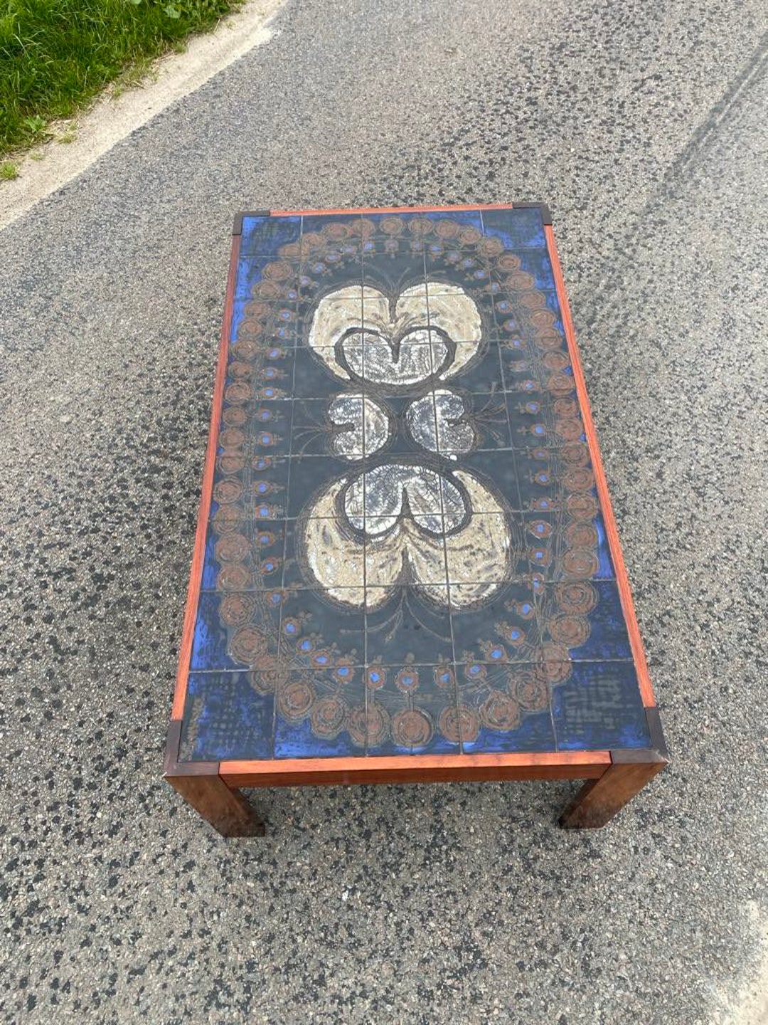 Ox Art Tiles Set in Rosewood, Made in Denmark by Møbelintarsia - Etsy