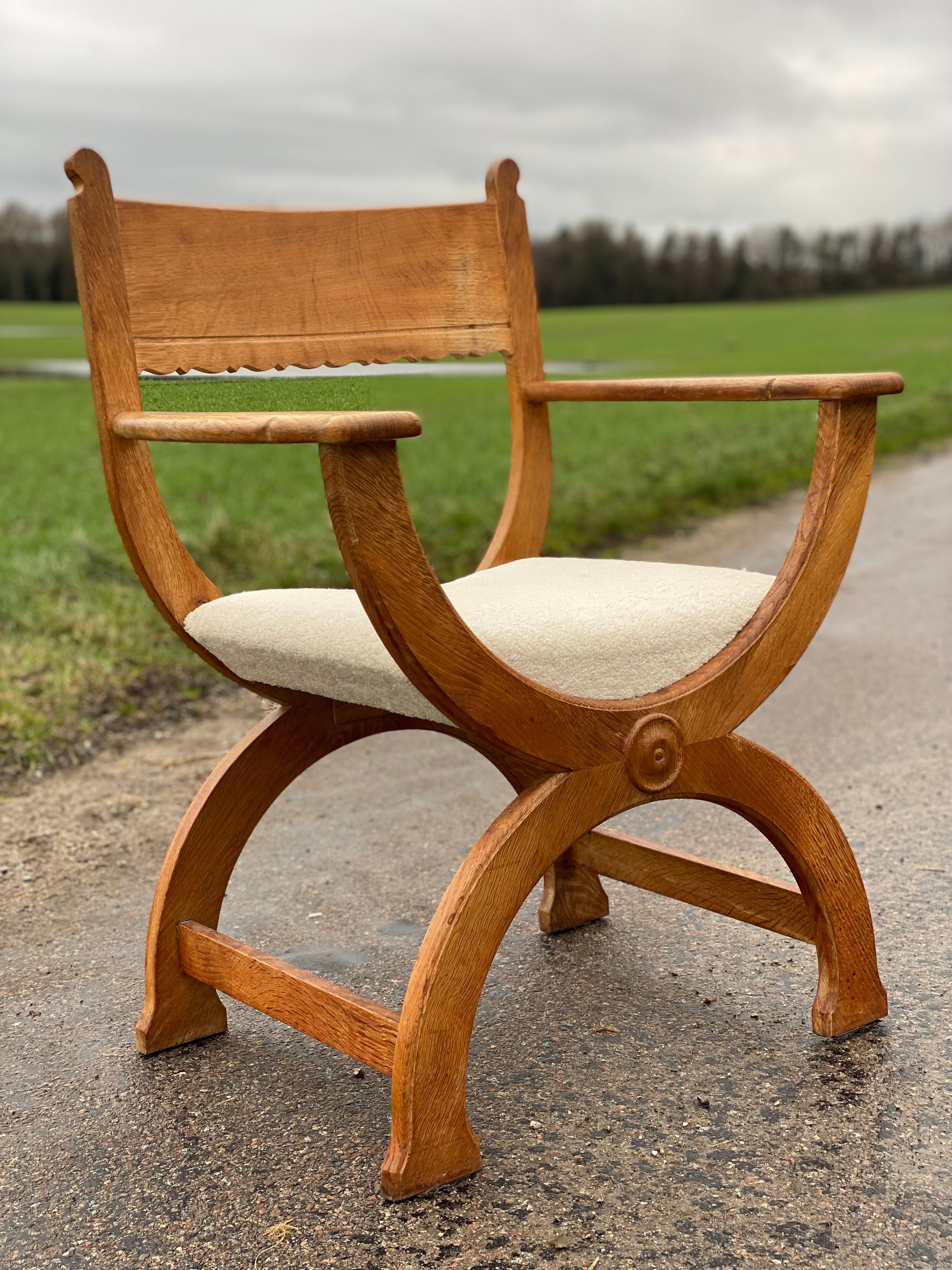 Kjærnulf Arm Chairs in Oak - Etsy