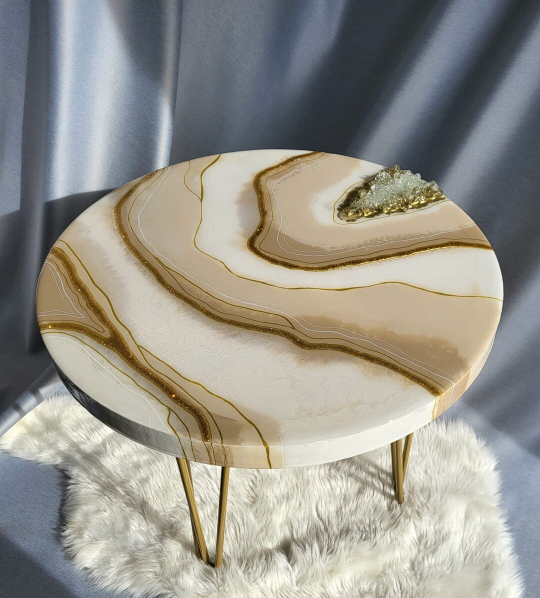 Resin Coffee Table Geode Table Epoxy Art Coffee Table - Etsy