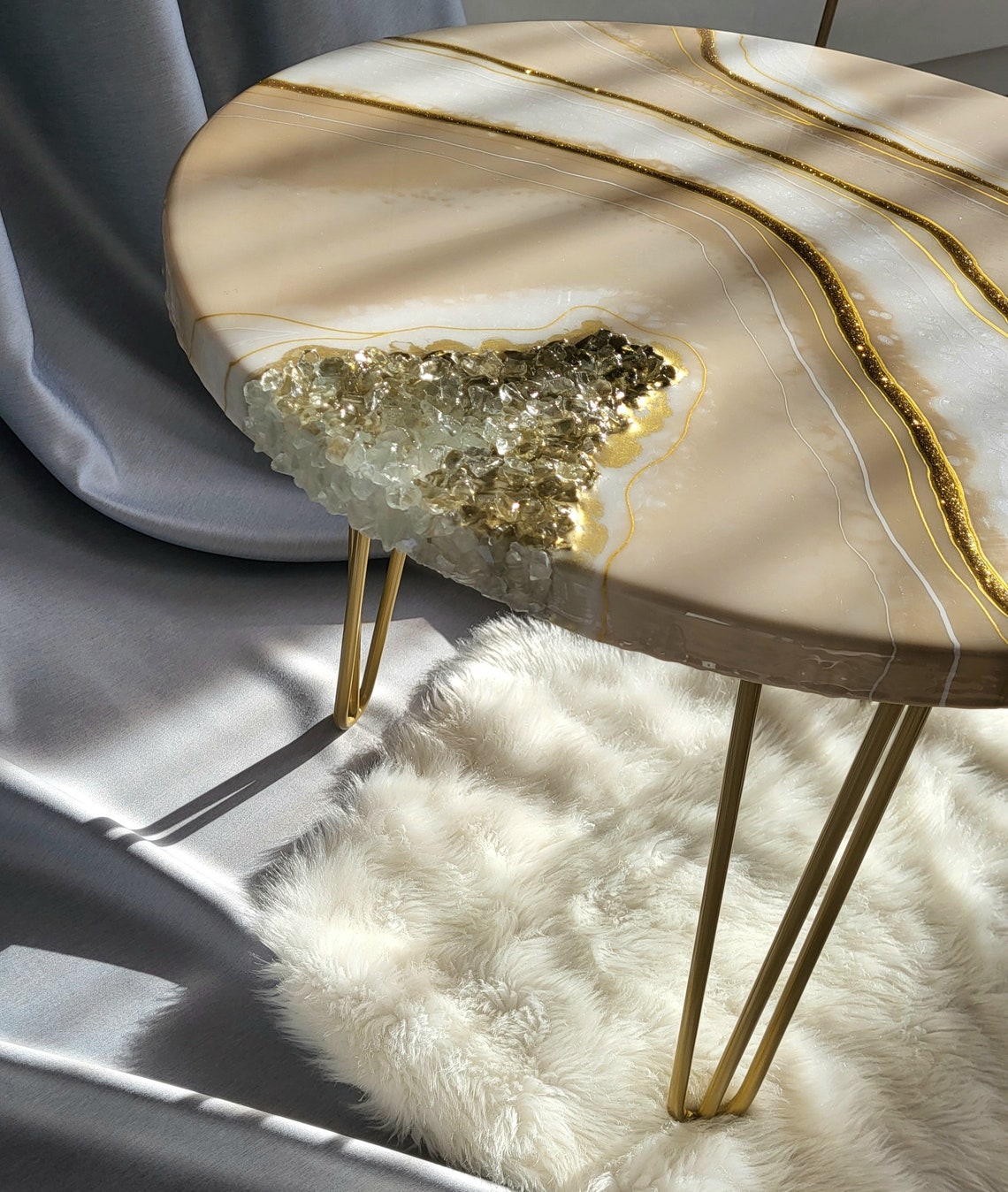 Resin Coffee Table, Geode Table, Epoxy Art, Coffee Table - Etsy