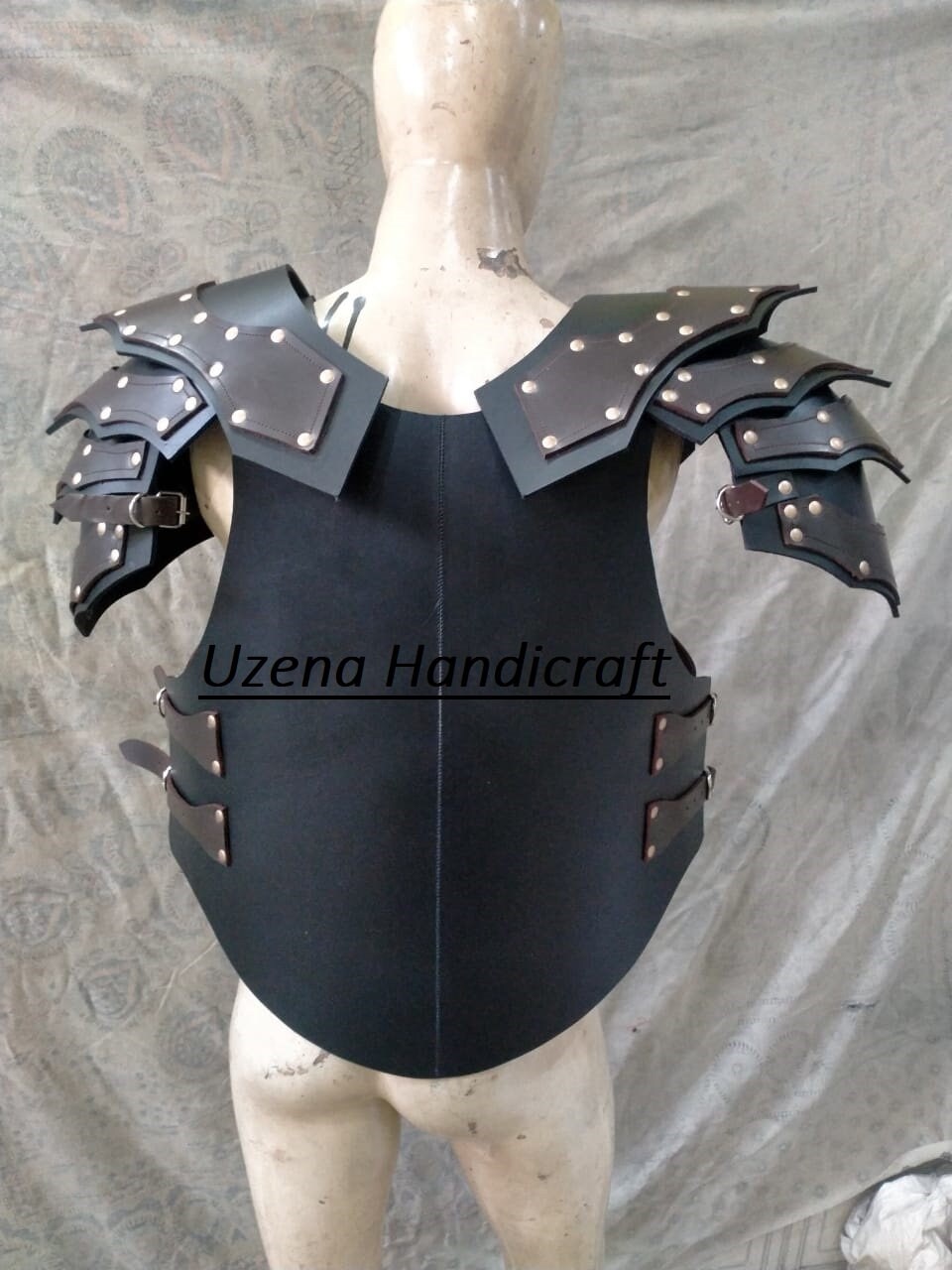 Medieval Greek Leather Armor With Shoulders Breastplate - Etsy