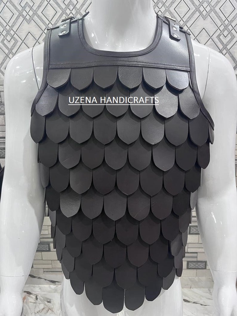Leather Armor Leather Scale Armor for Larp and Medieval - Etsy