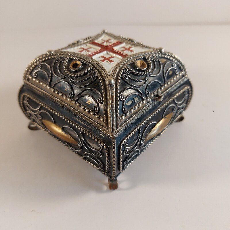 Metal Trinket Box - Etsy