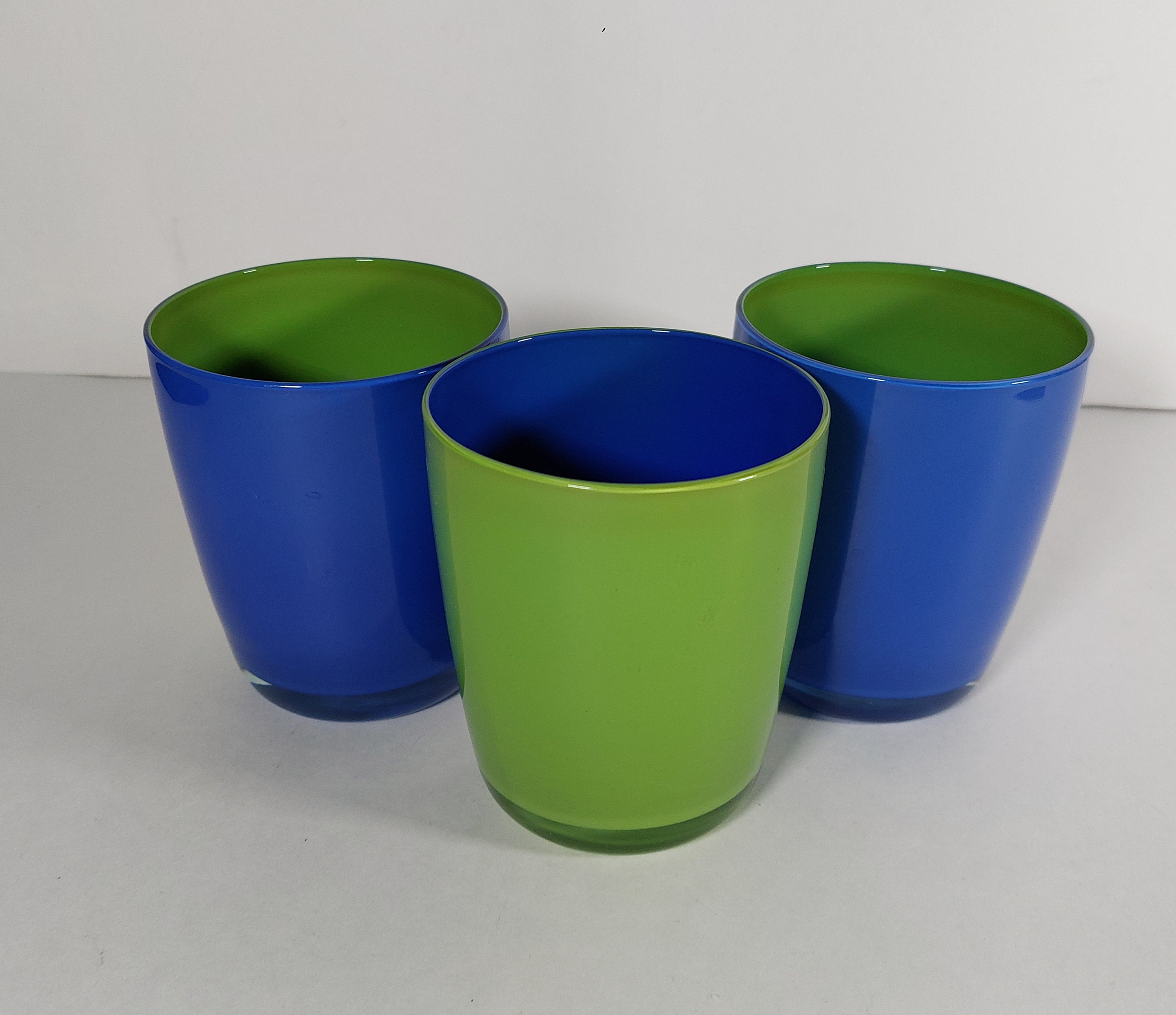 Vintage Dansk Rio Glasses Set of 3, Colorful Mid-century Modern ...