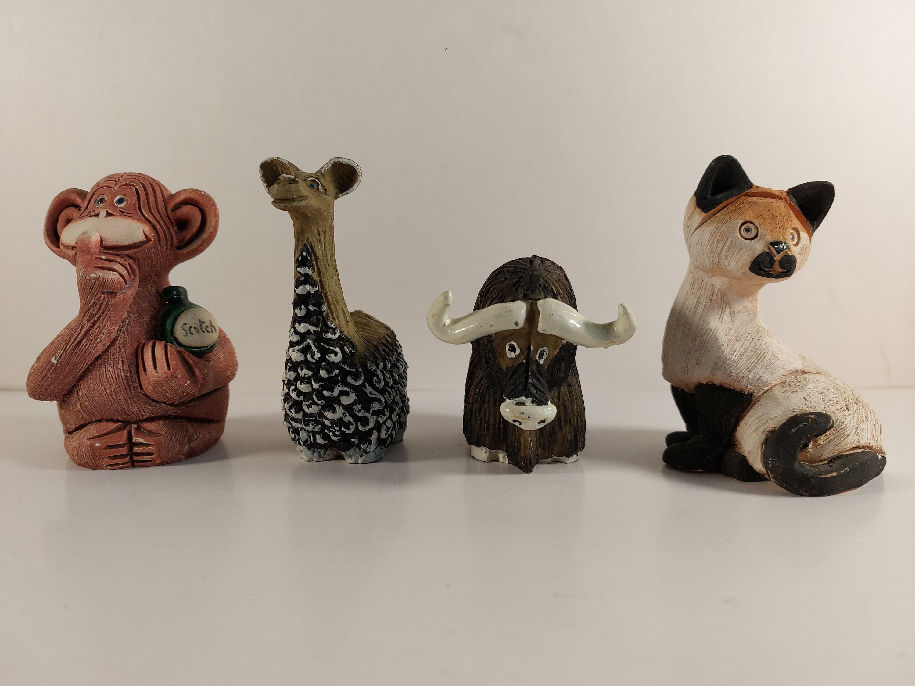 Vintage Artesania Rinconada Figurines Collectible Earthenware Ceramic ...