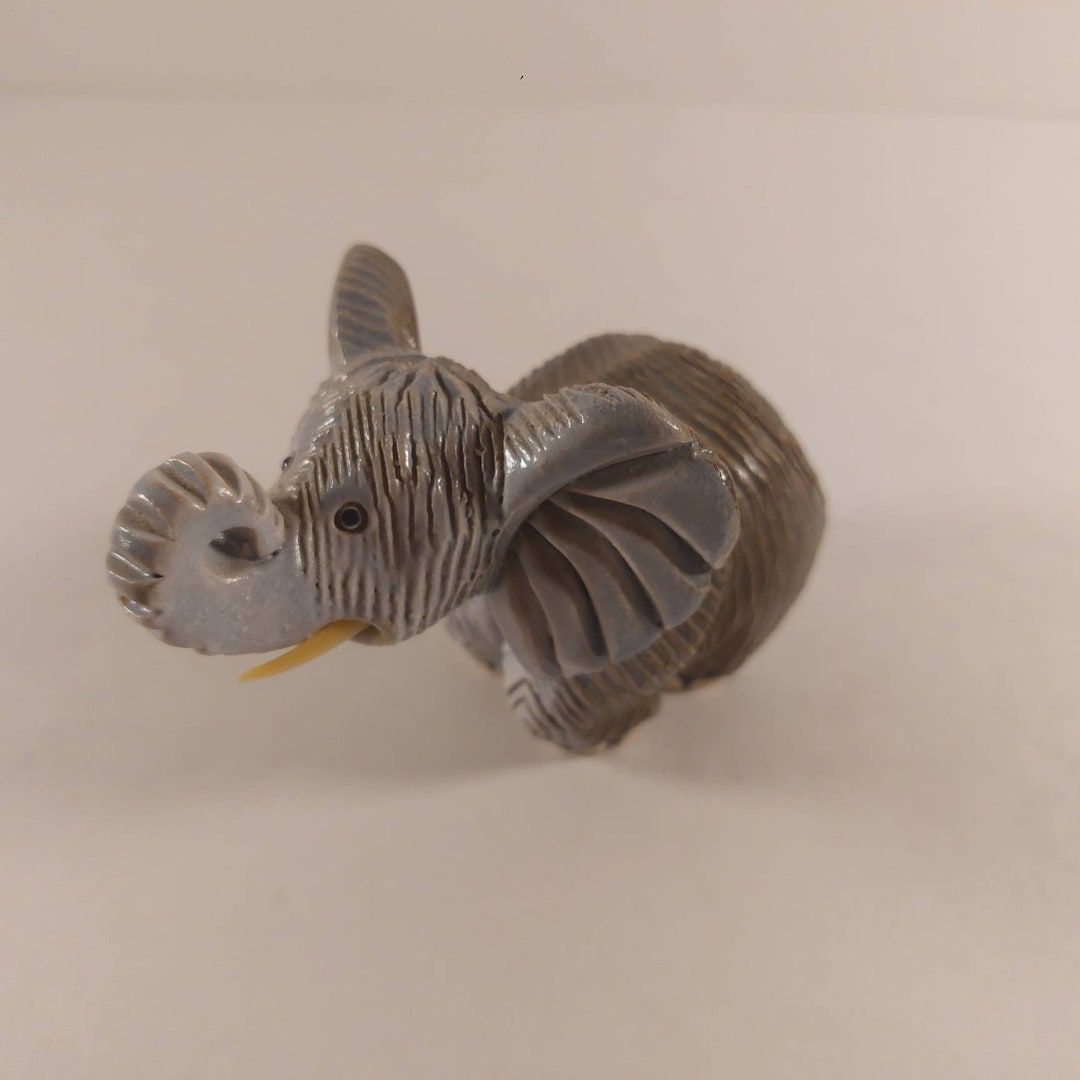 Artesania Rinconada Elephant Uruguay Art Pottery Animal Figurine ...