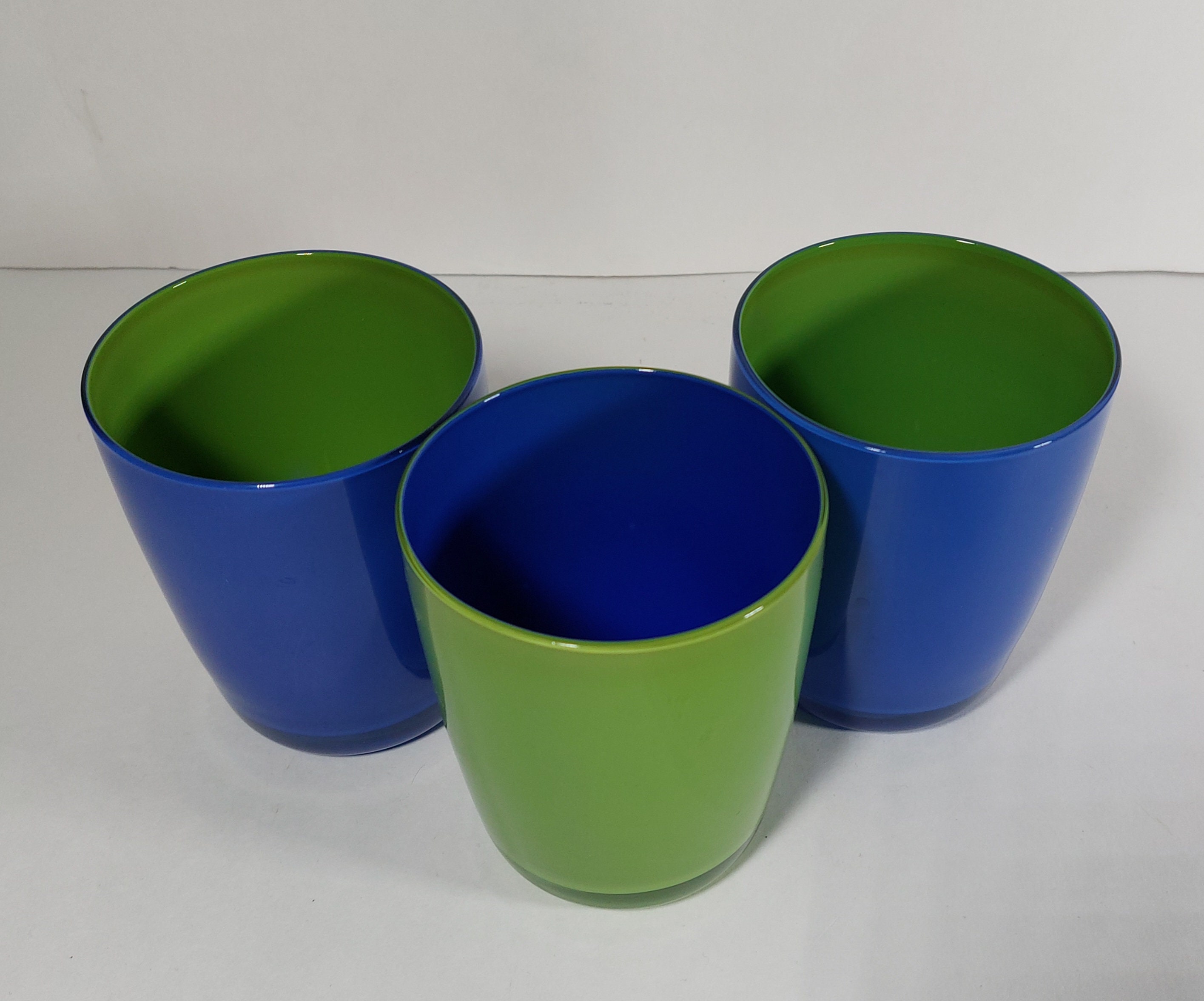 Vintage Dansk Rio Glasses Set of 3, Colorful Mid-century Modern ...