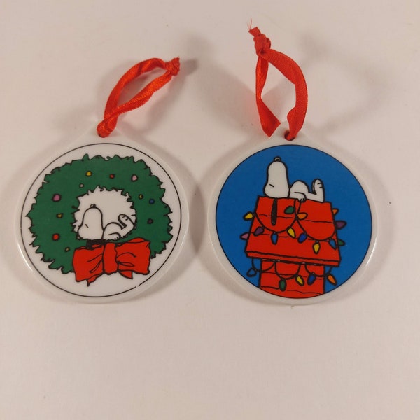 Snoopy Tree Ornaments - Etsy