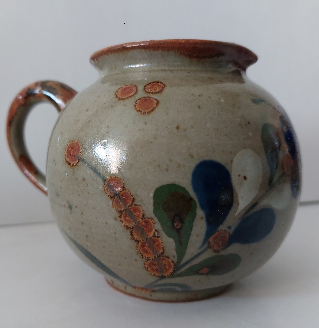Stunning Creamer | Mexico Folk Art Pottery- Hand Crafted - Marked ...