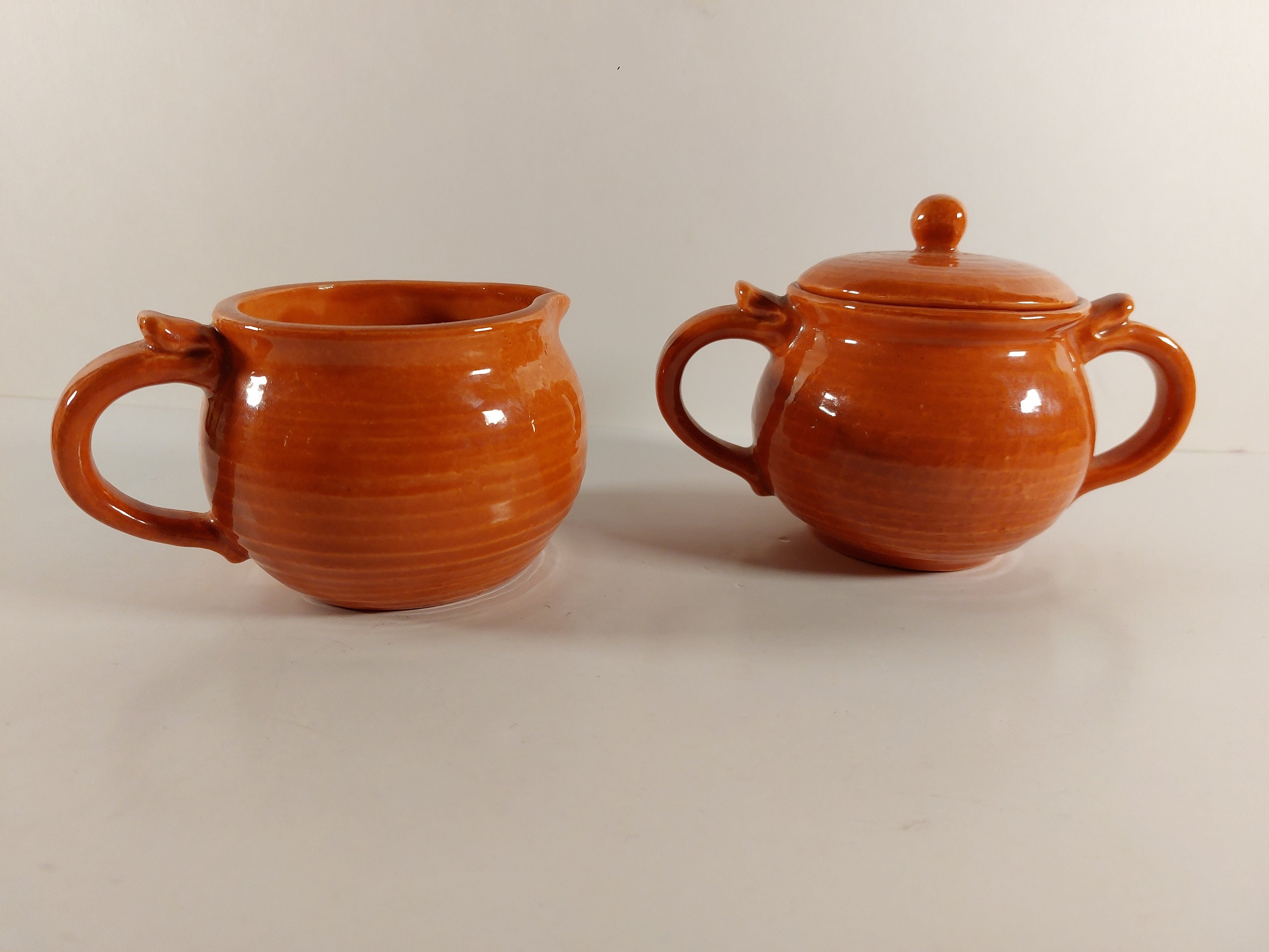 Handmade Pottery Set Decanter Sugar Bowl Creamer and Salt - Etsy