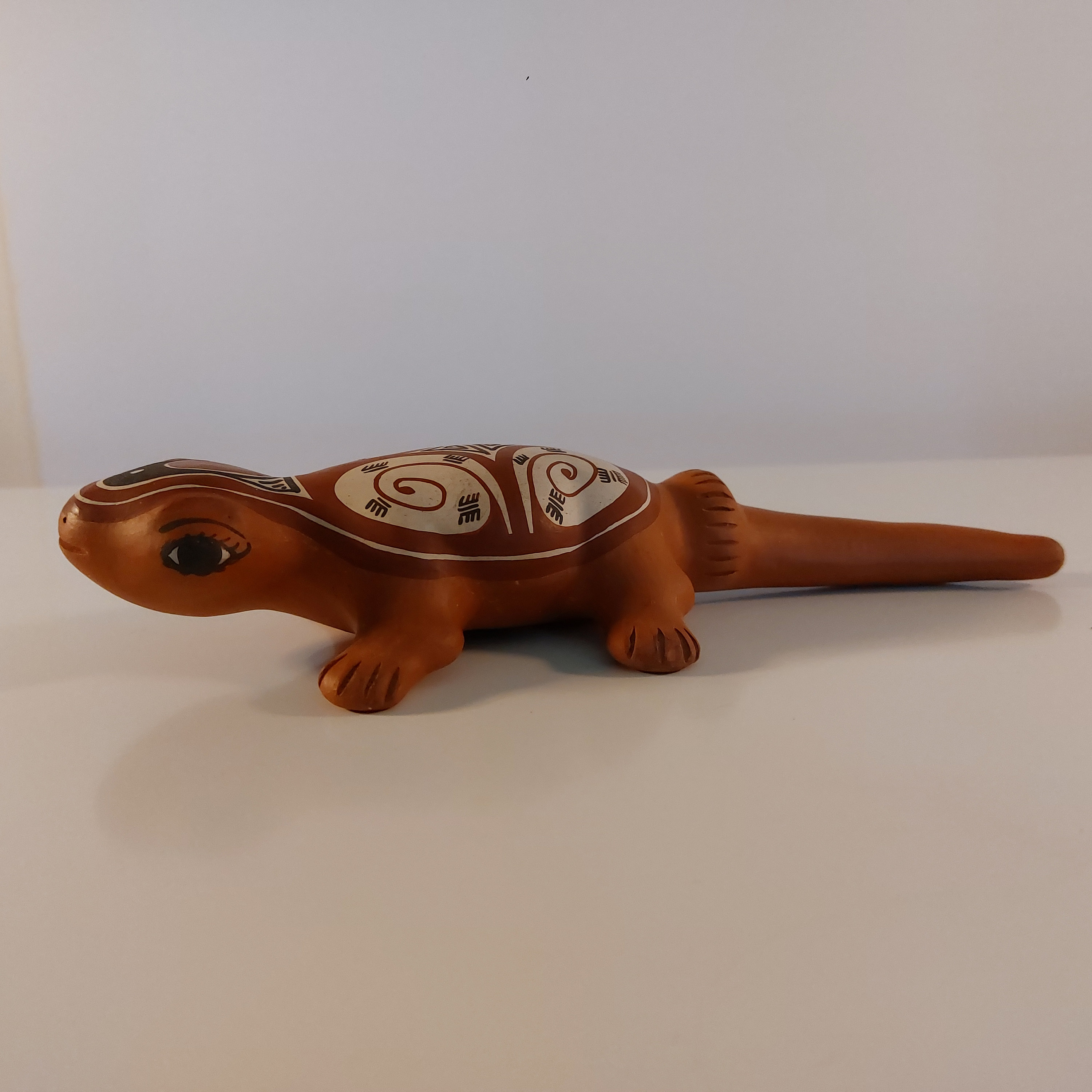 Vintage Lizard Terracotta Native Pottery Central / South - Etsy
