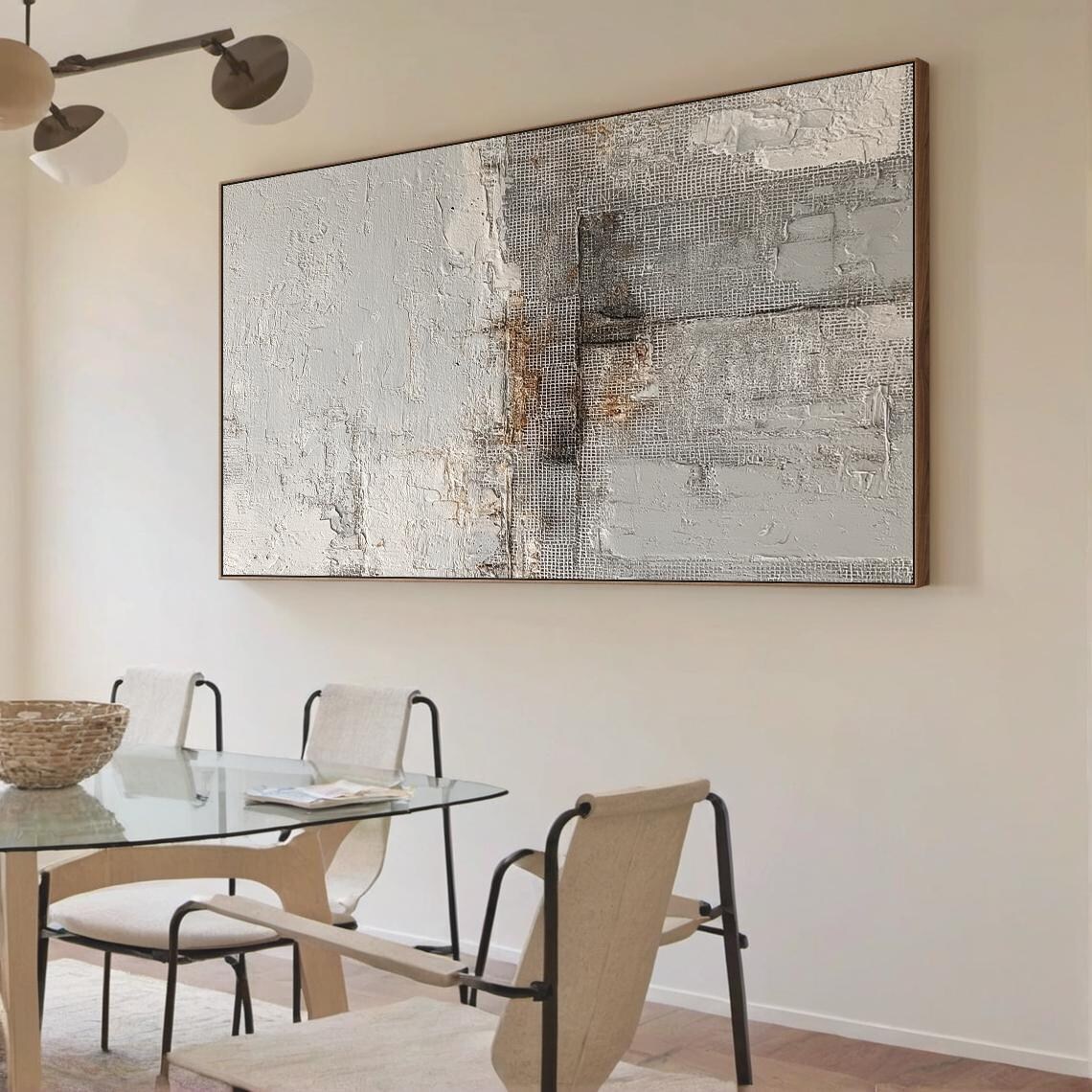 Wabi-sabi Textural Abstract Wall Art,architectural Minimalist Canvas ...