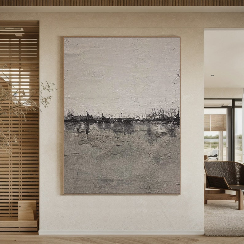 Large Original Oil Painting Canvas,hand-painted Heavy Textured Impasto ...