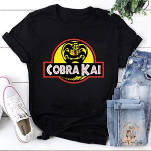 Jurassic Park Logo X Cobra Kai T-shirt, Cobra Kai Shirt, the Karate Kid Shirt - Etsy